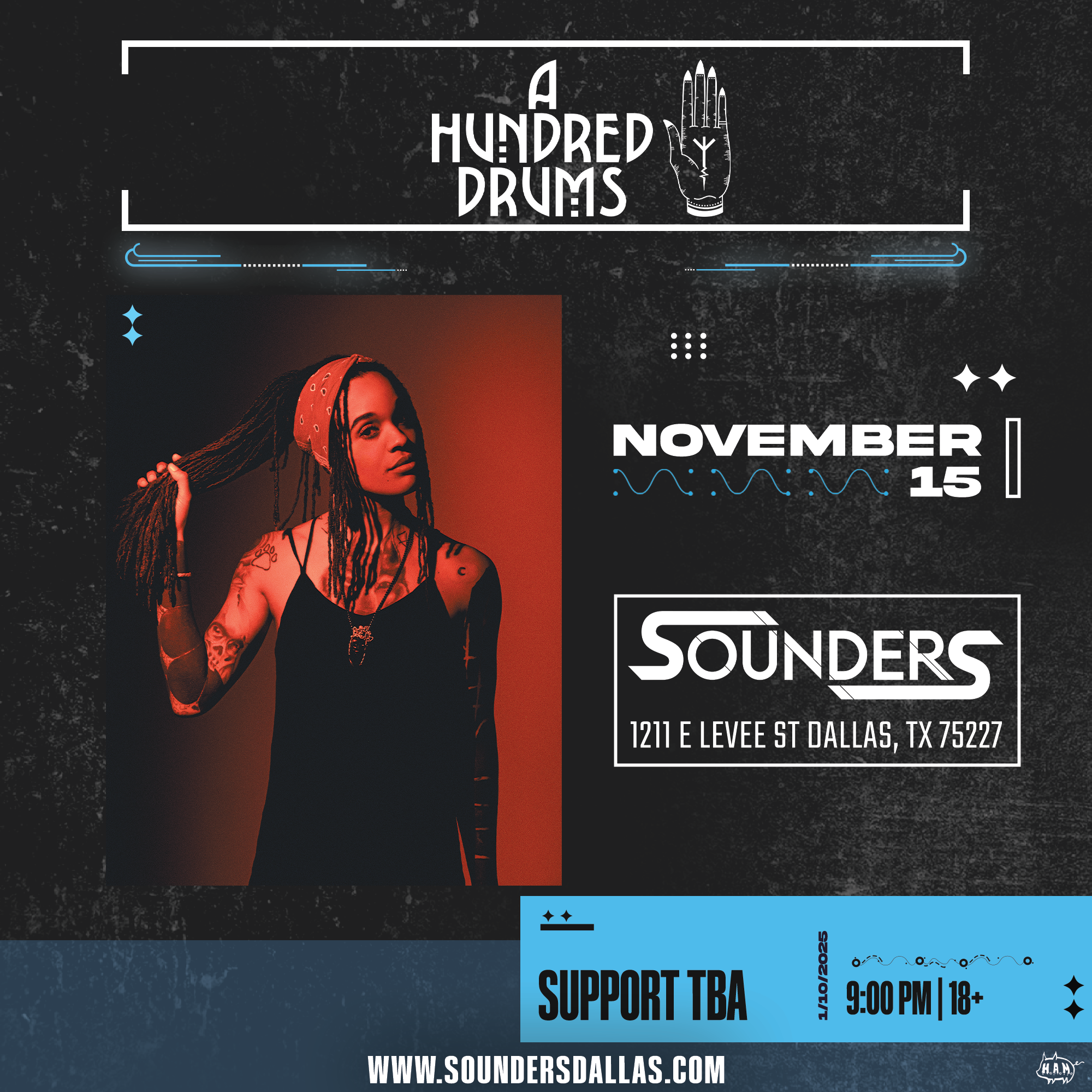 A Hundred Drums at Sounders in Dallas Saturday November 15th, 2025 ...