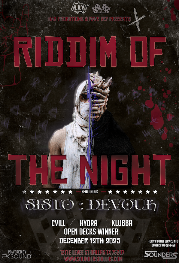 Riddim of the Night Feat Sisto at Sounders Friday December 12th, 2025 ...